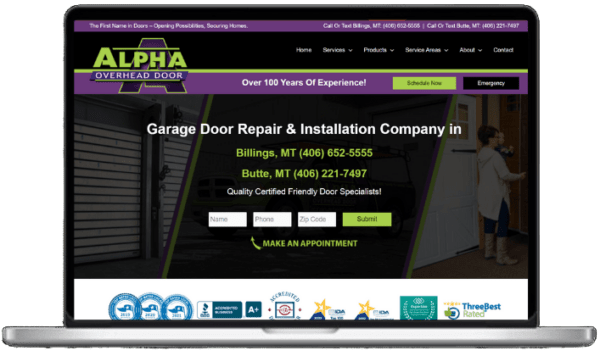 Case Study | Alpha Overhead Door | Markinuity
